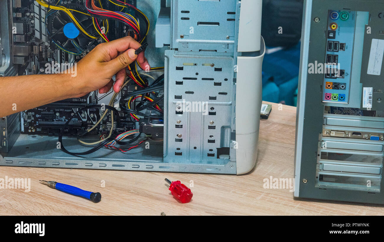 Sata hdd data cable motherboard hi-res stock photography and images - Alamy