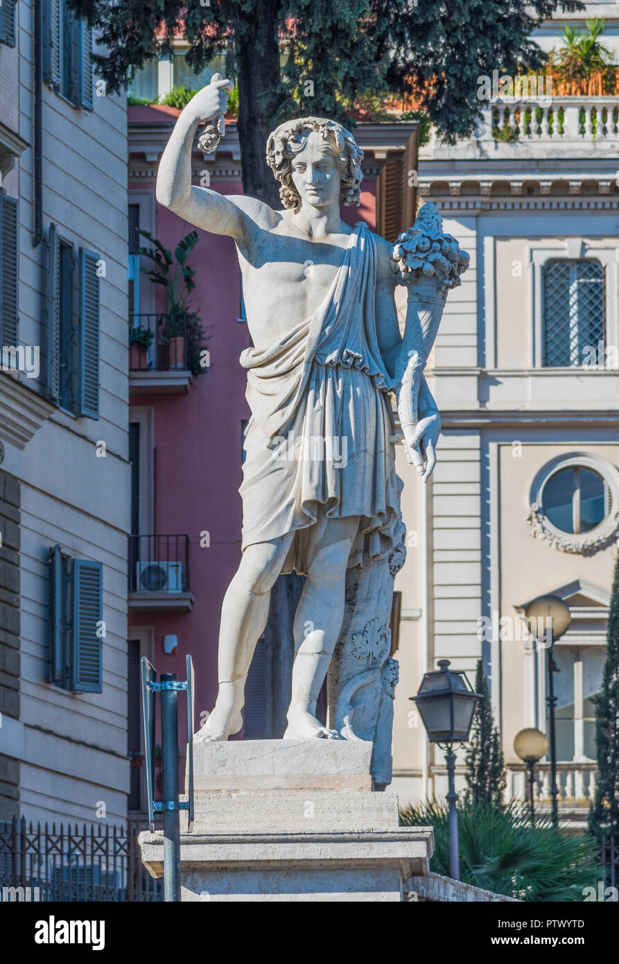 Statue bacchus rome italy hi-res stock photography and images - Alamy
