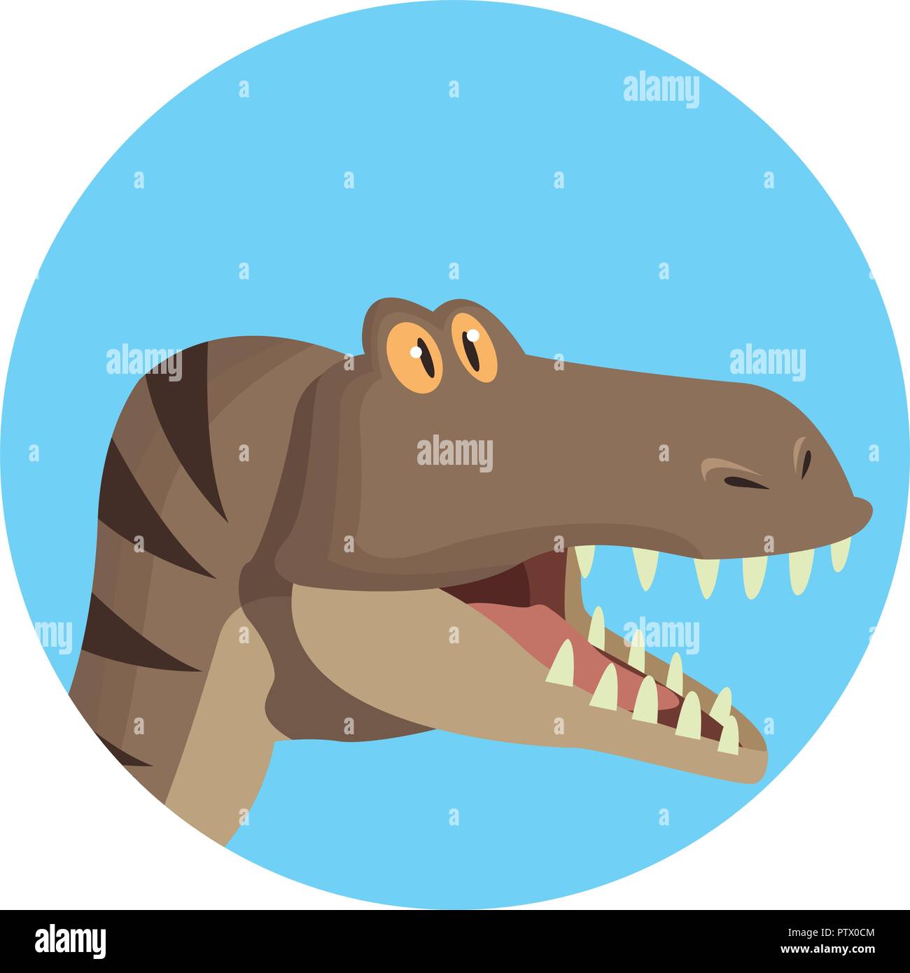 Large round head Stock Vector Images - Alamy