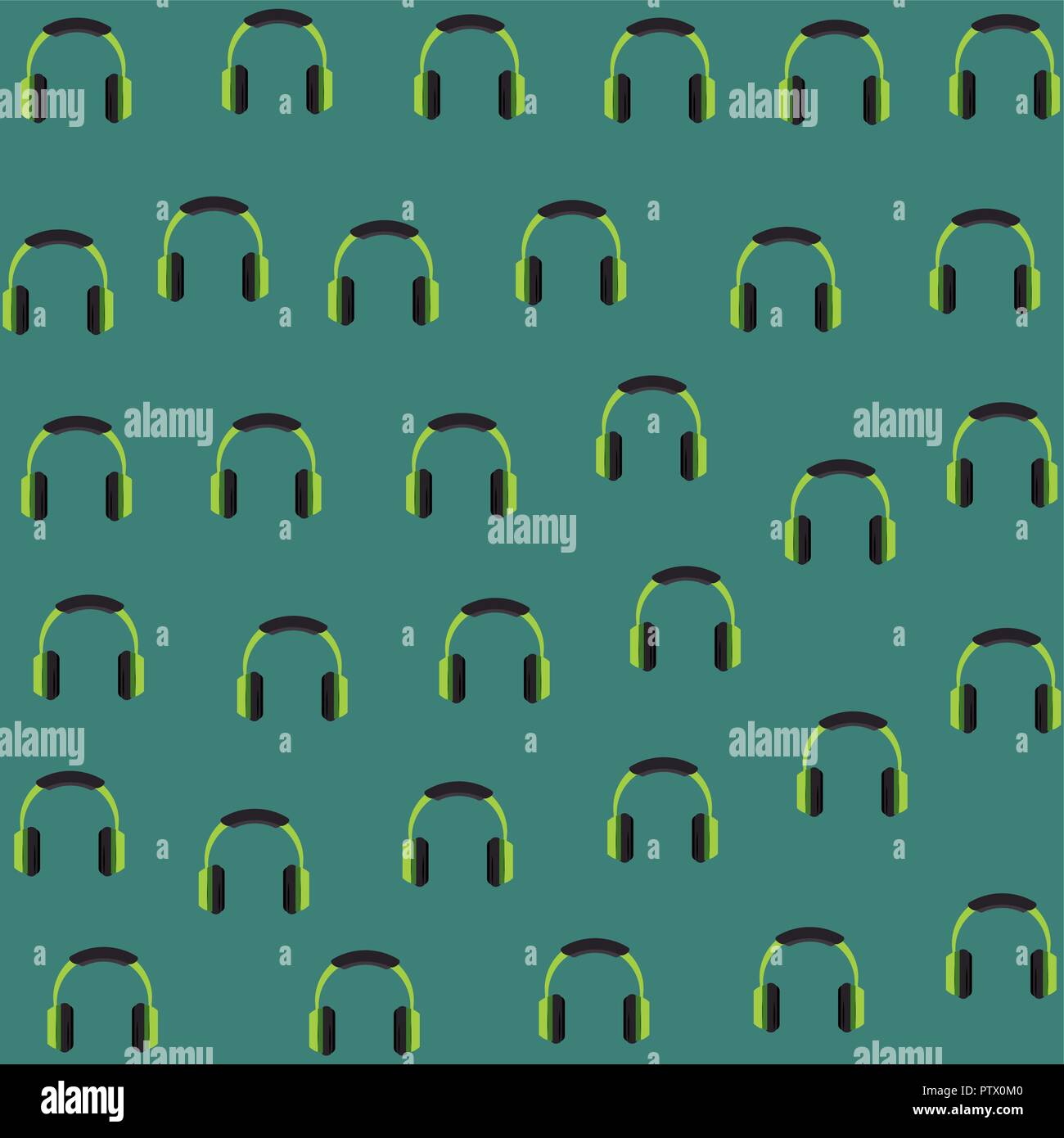 Headphones background pattern Stock Vector Image & Art - Alamy