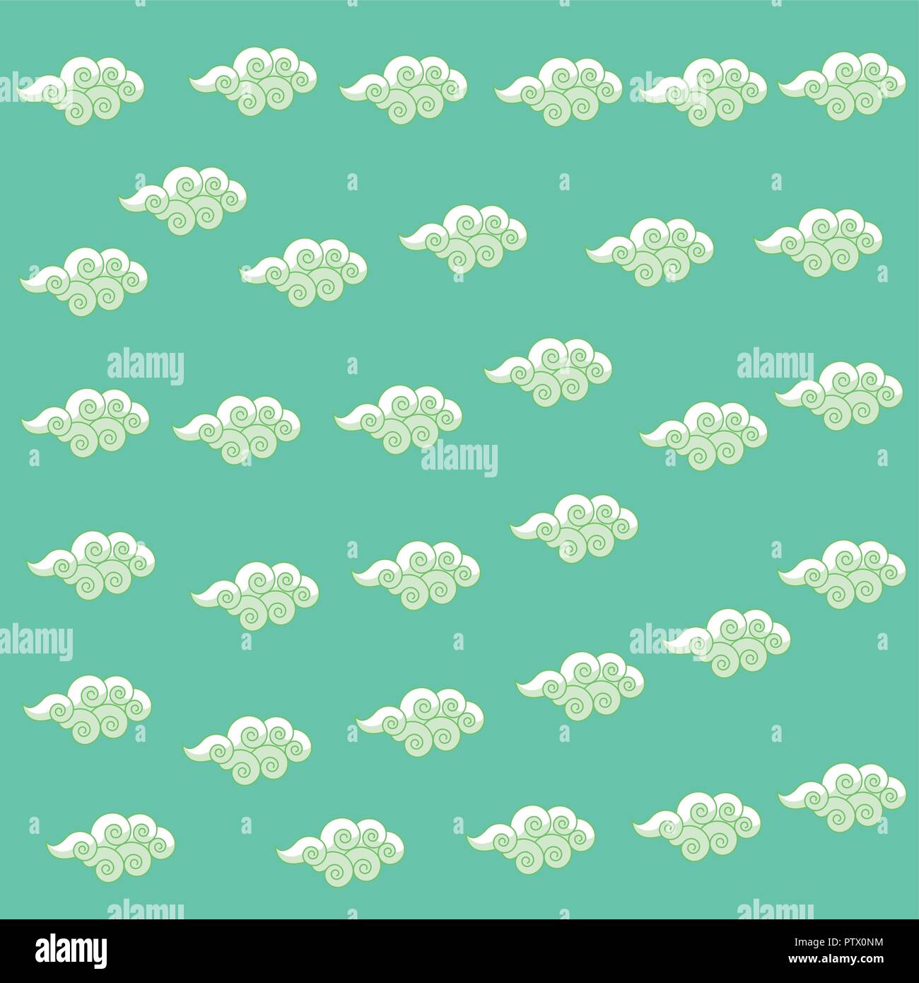 Clouds background pattern cartoon vector illustration graphic design ...