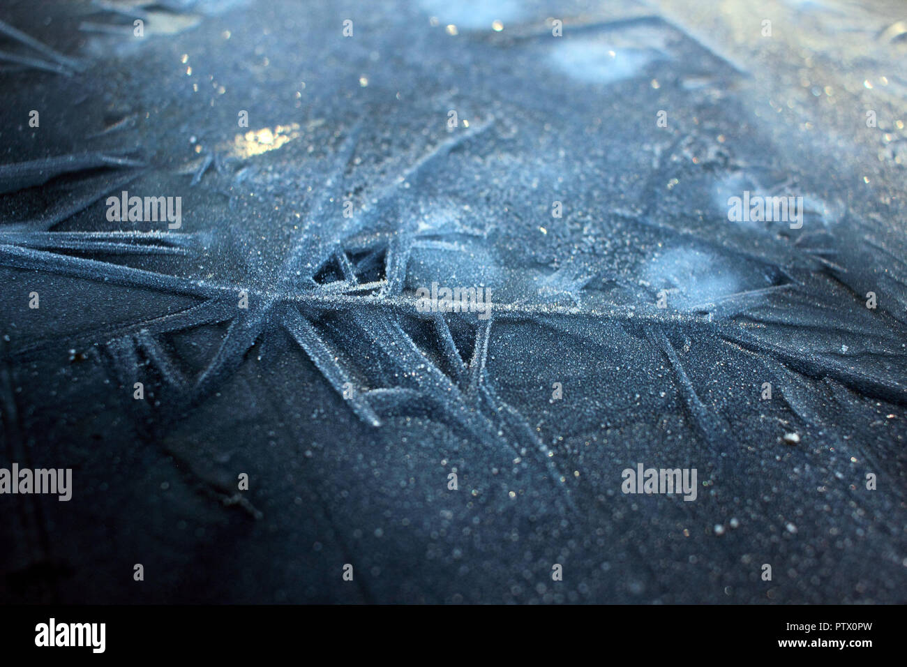 Winter time, frozen nature Stock Photo - Alamy