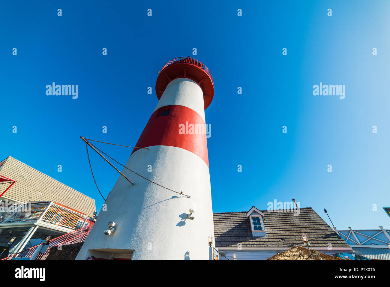 Oceanside lighthouse seen from below. California, USA Stock Photo - Alamy