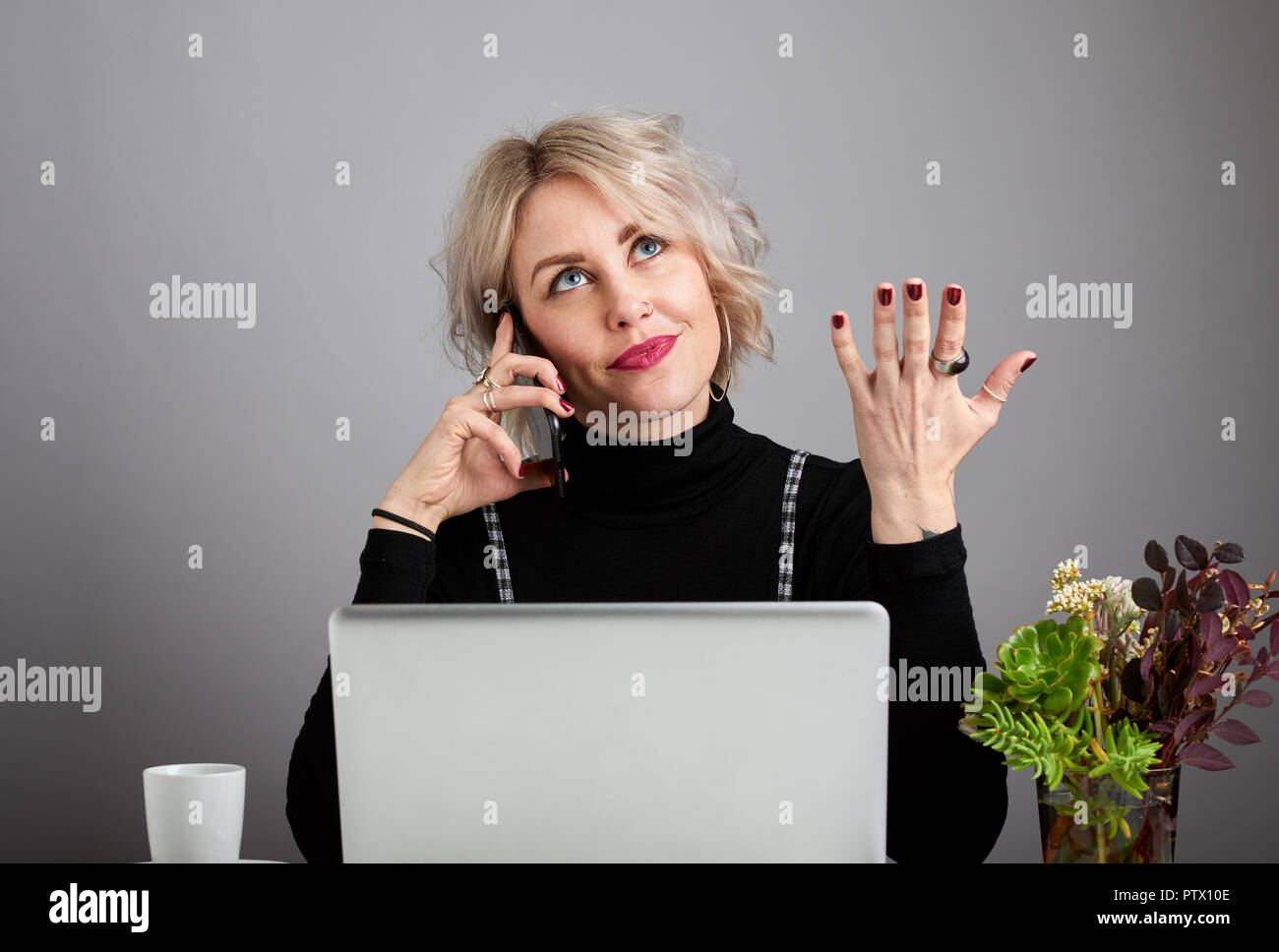 Mad person in front of computer hi-res stock photography and images - Alamy