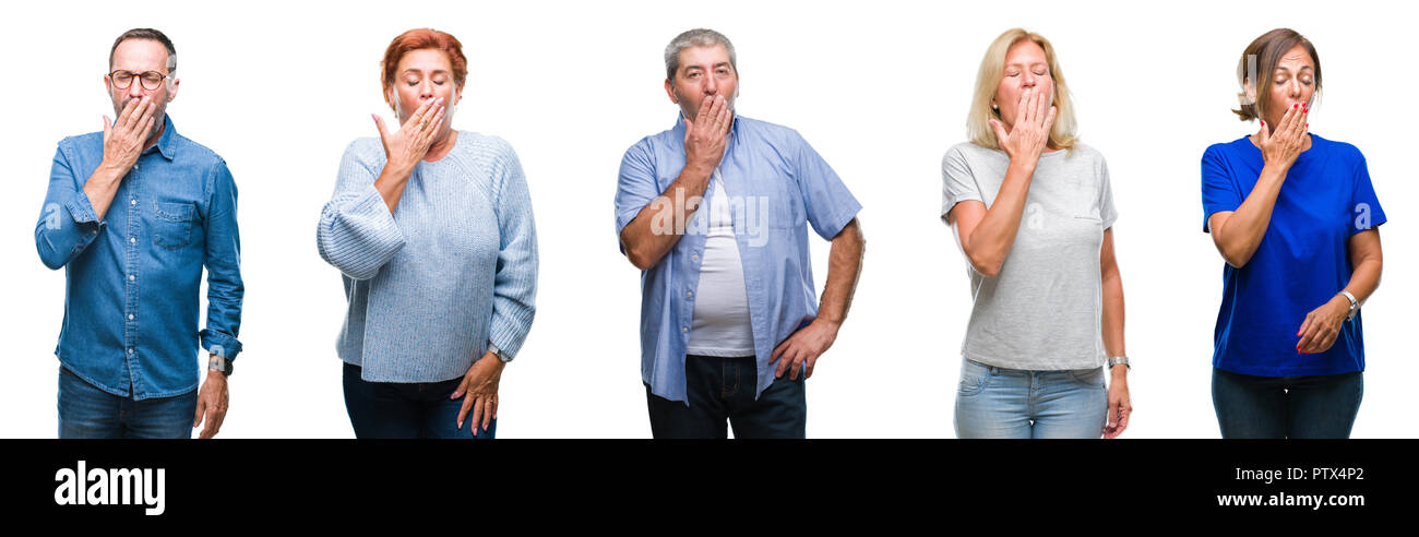 People yawning group hi-res stock photography and images - Alamy