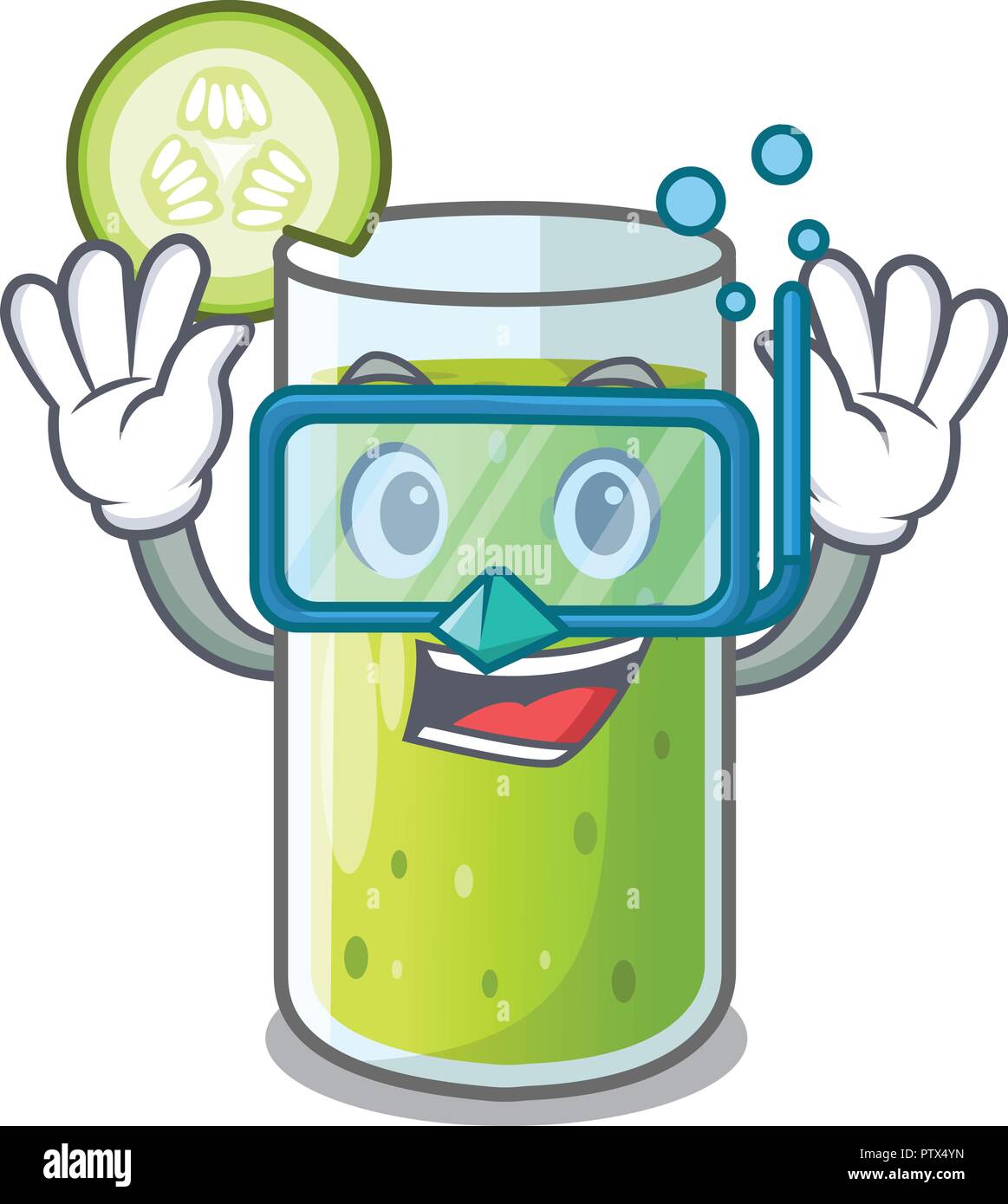 Cucumber glasses illustration hi-res stock photography and images - Alamy