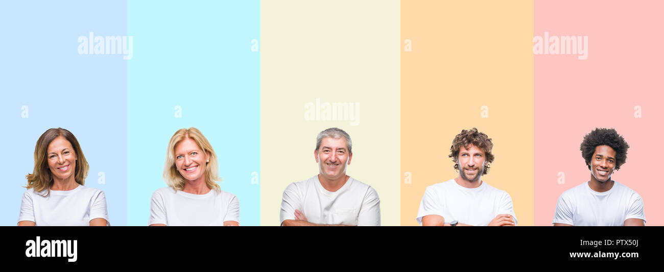 Group Of People Wearing T Shirts