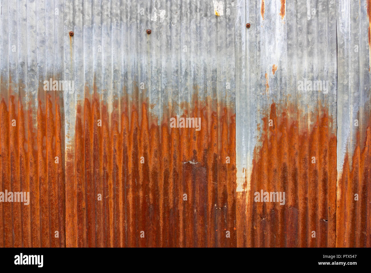 old rusty zine sheet texture background Stock Photo - Alamy