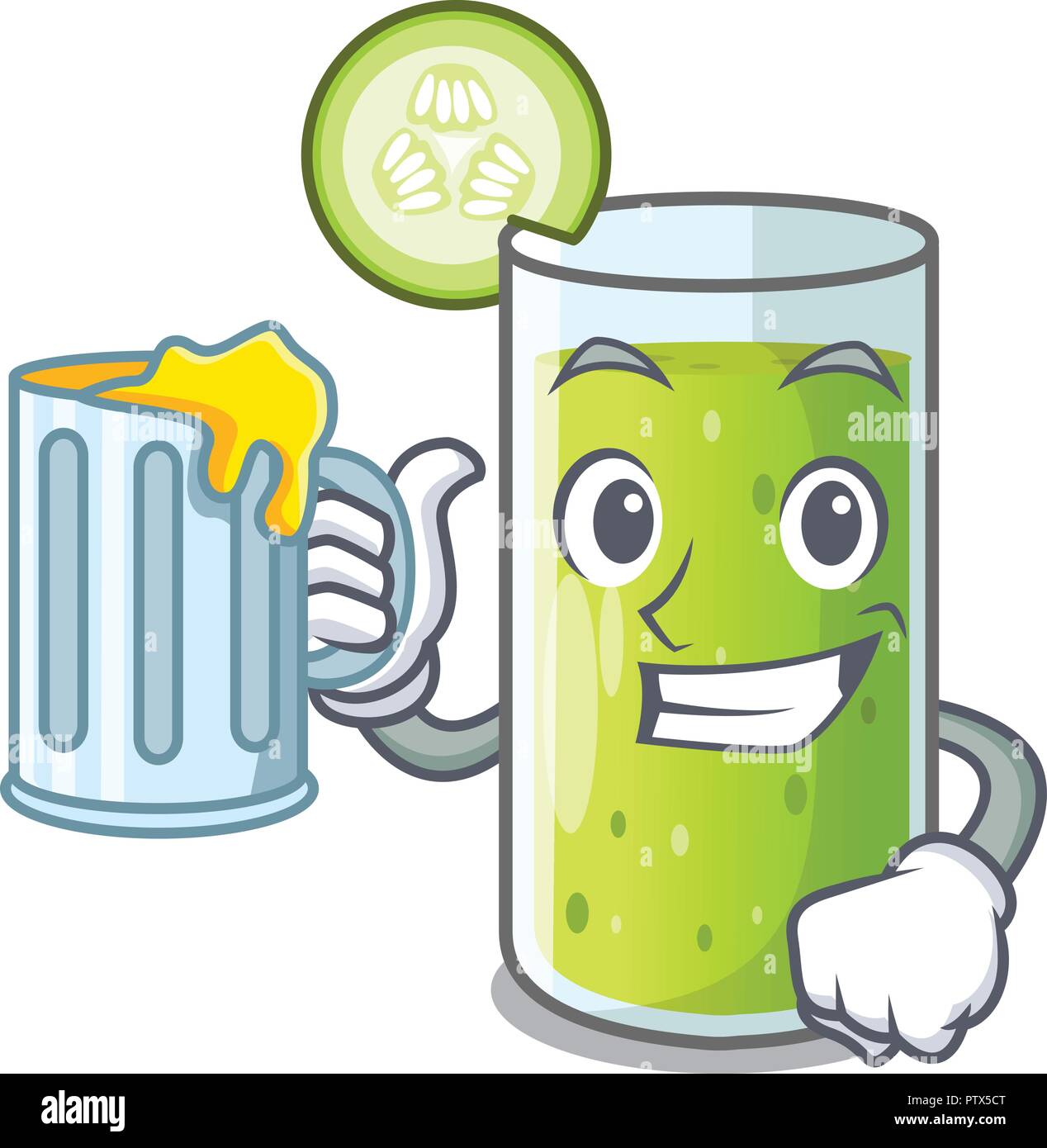 Cucumber syrup Stock Vector Images - Alamy