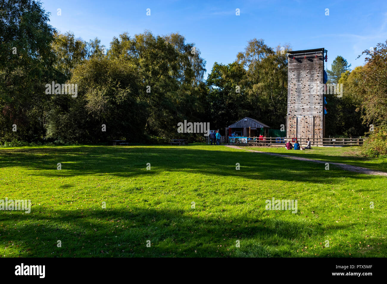 Climbing Tower. Forest of Dean Adventure, Beechenhurst, Gloucestershire ...
