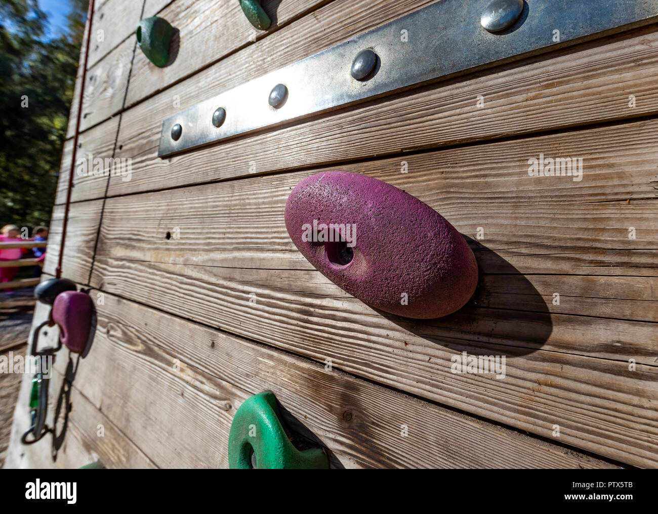 Climbing Tower. Forest of Dean Adventure, Beechenhurst, Gloucestershire ...
