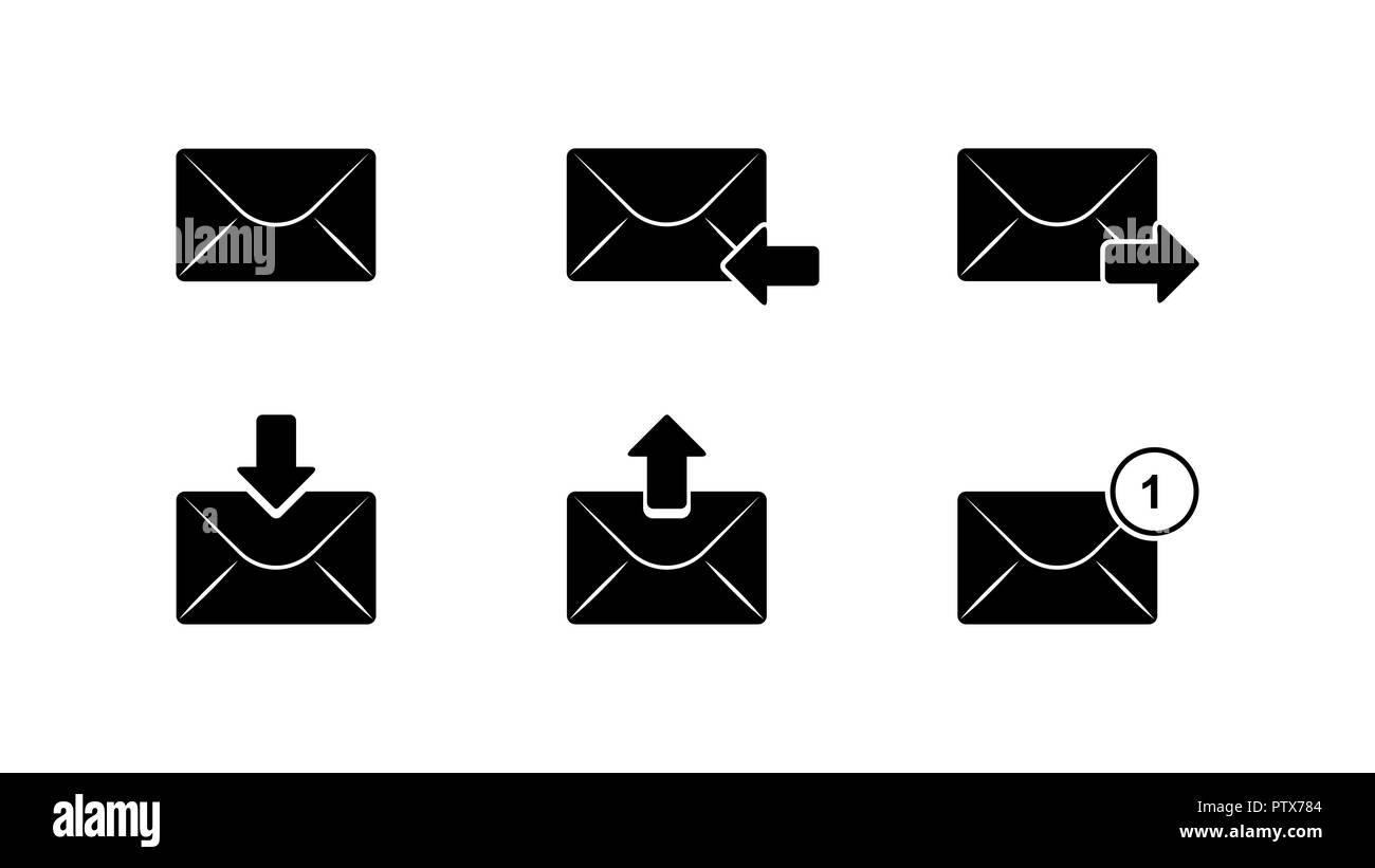 Received email Stock Vector Images - Alamy