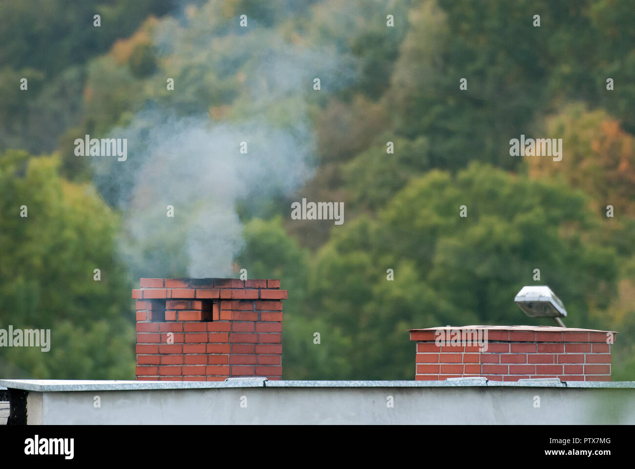 Chimney smoke house hi-res stock photography and images - Alamy