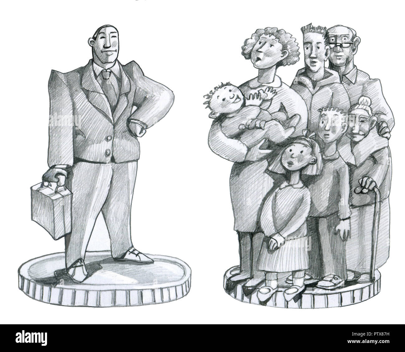 a separated coin in two different parts, the greatest belongs to a rich ...