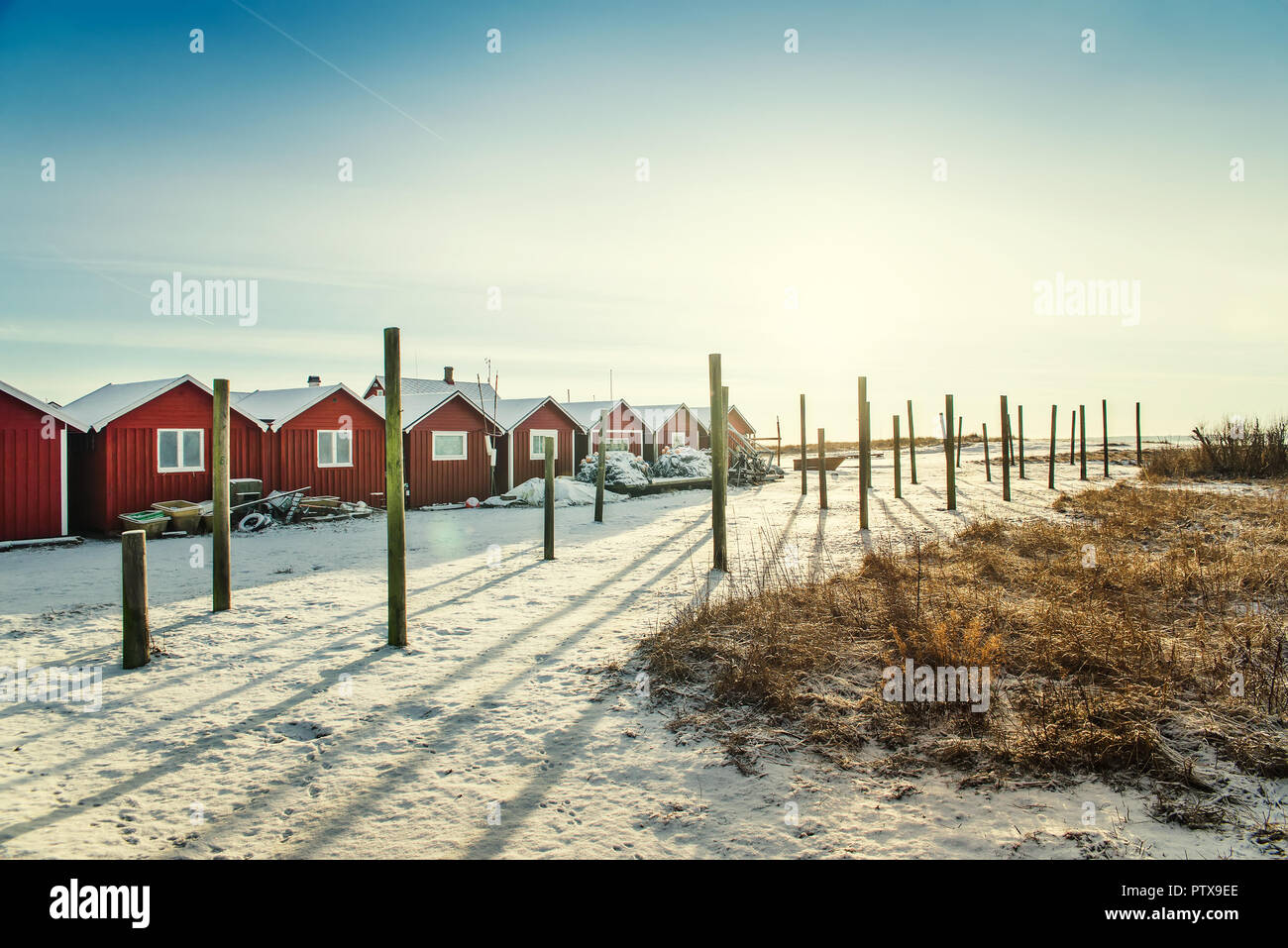 Sweden snow house sun not dalarna hi-res stock photography and images ...