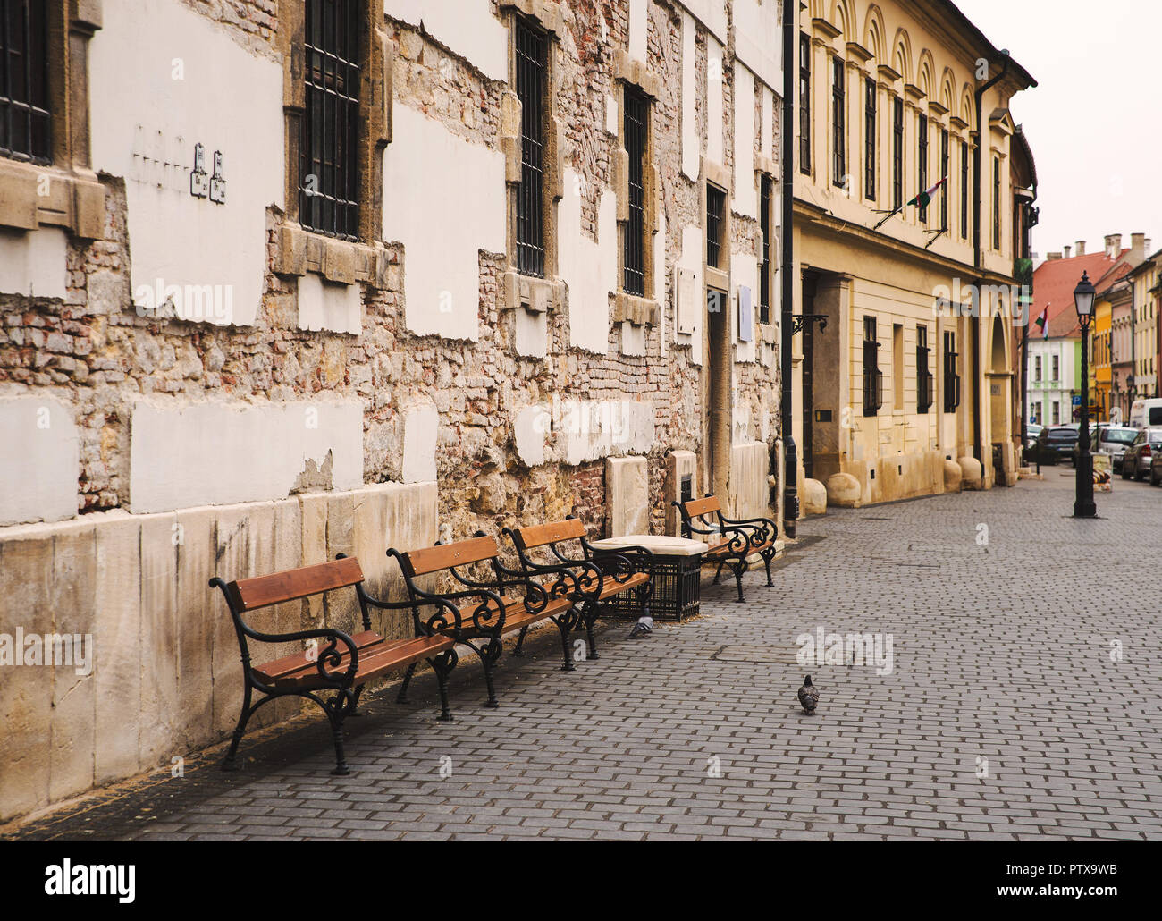 the old streets of Budapest Stock Photo - Alamy