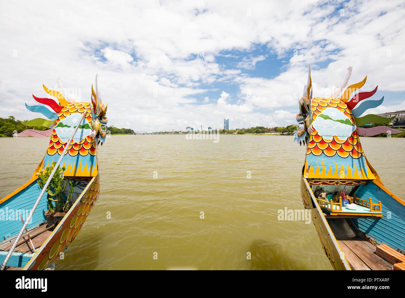 Hue City Dragon Boat Stock Photo - Alamy