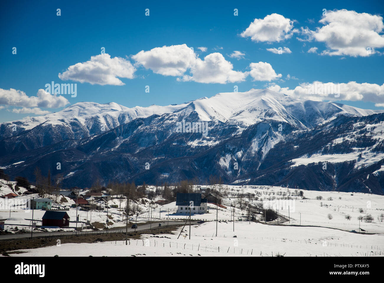 Gudauri resort hi-res stock photography and images - Alamy