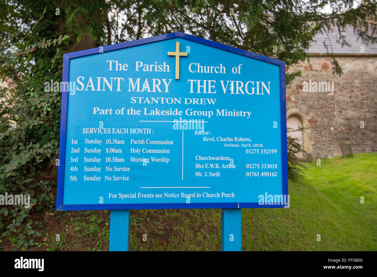 The Blessed Virgin Mary, Stanton Drew Stock Photo - Alamy