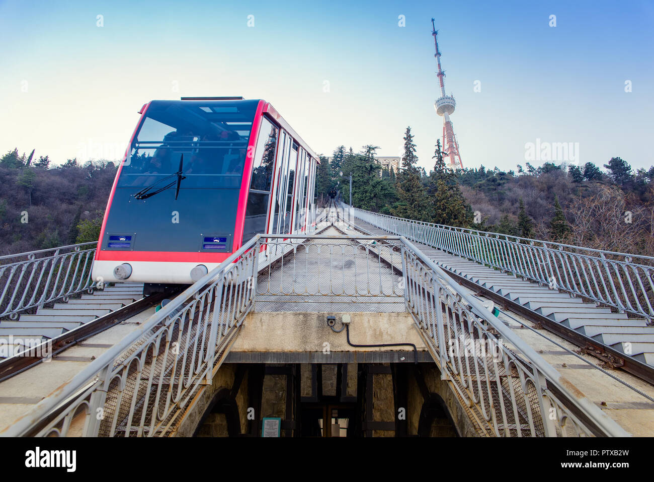 Funicular in tbilisi georgia hi-res stock photography and images - Alamy