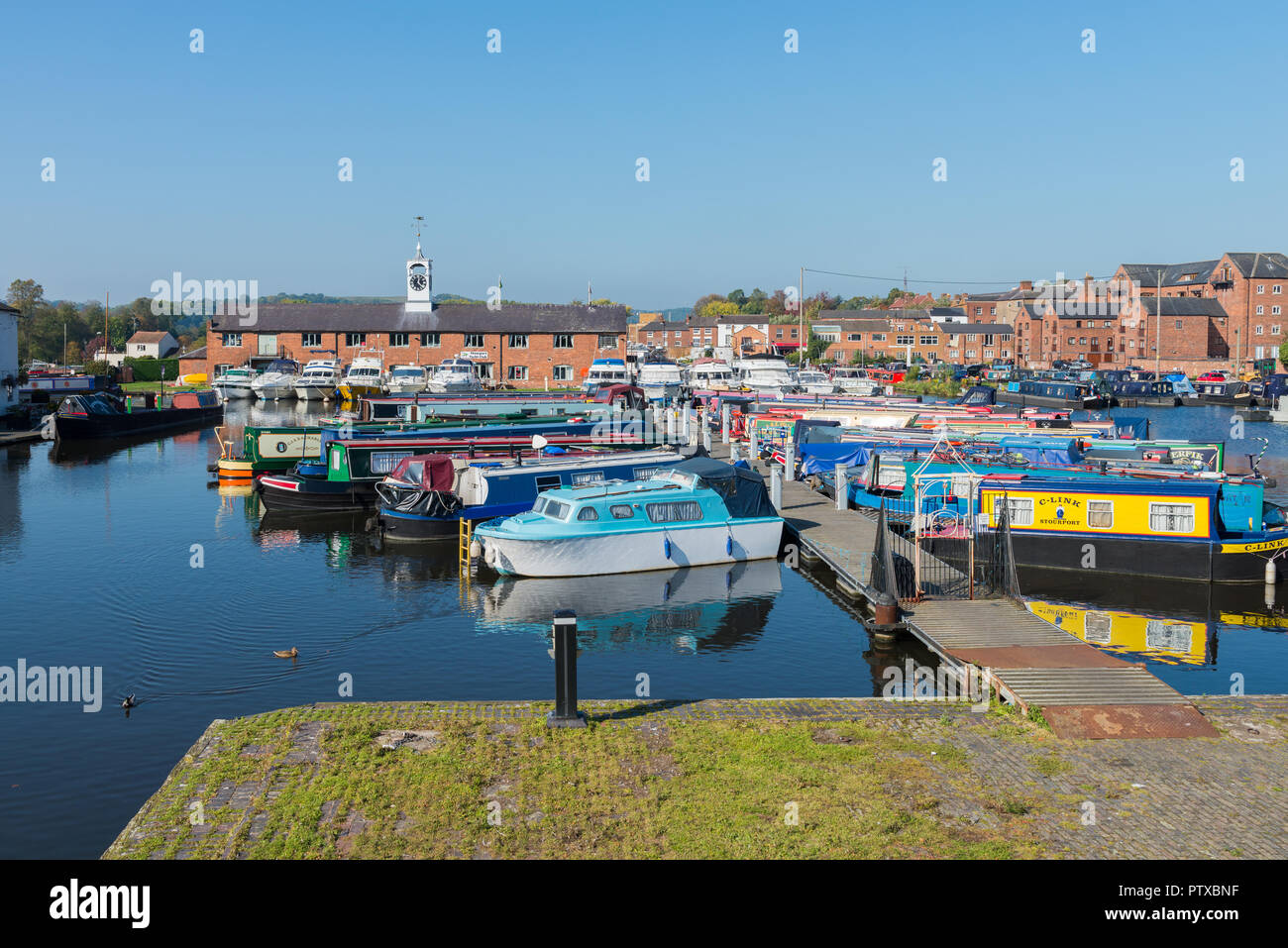 Stourport On Severn River Worcestershire High Resolution Stock ...