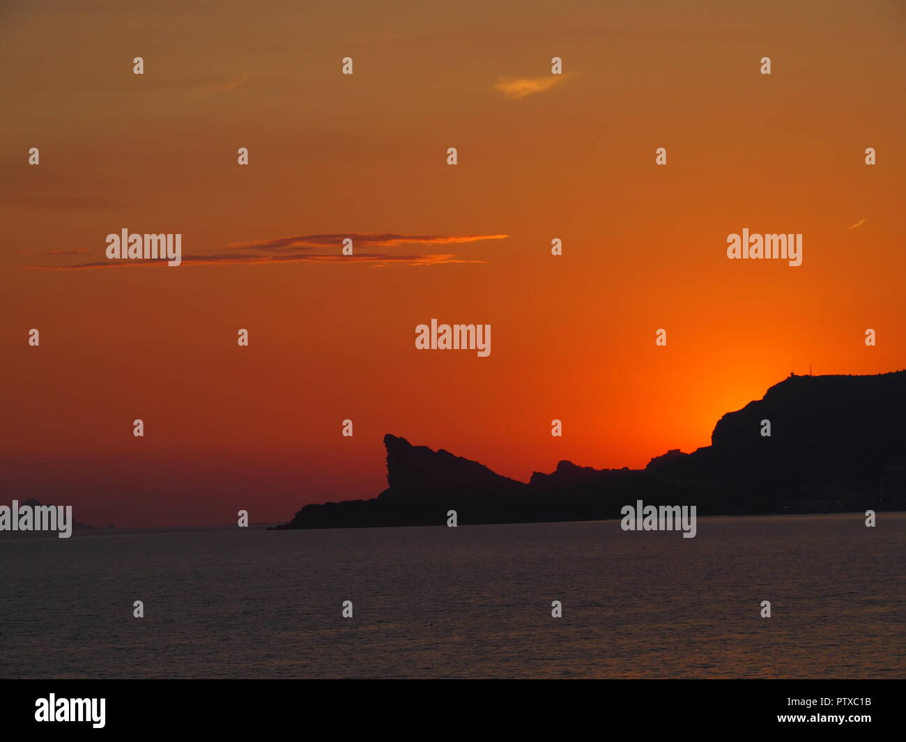 Mediterannean sunset hi-res stock photography and images - Alamy