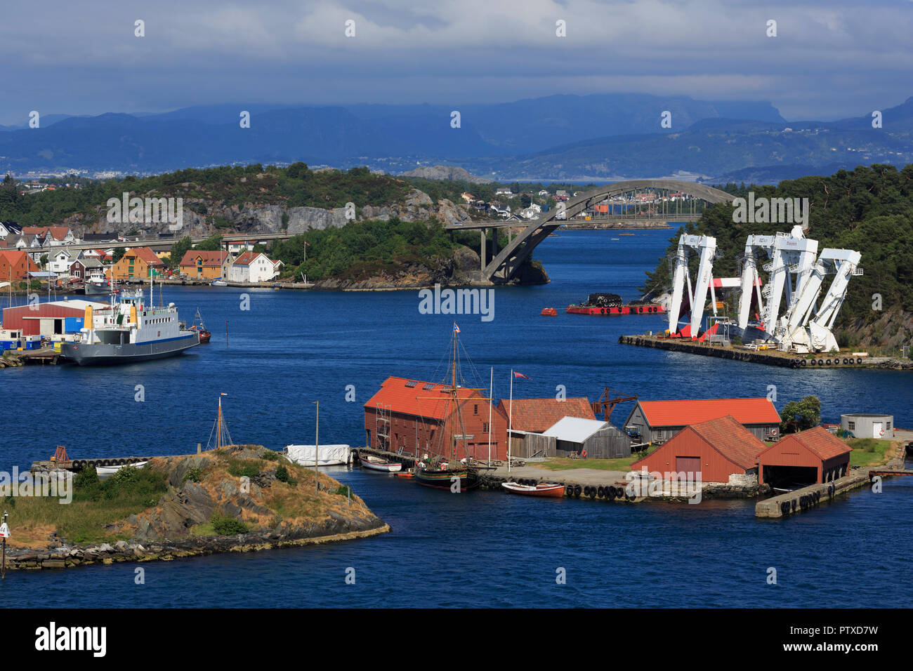 Natvigs Minde Island, Stavanger City, Ragoland County, Norway Stock ...