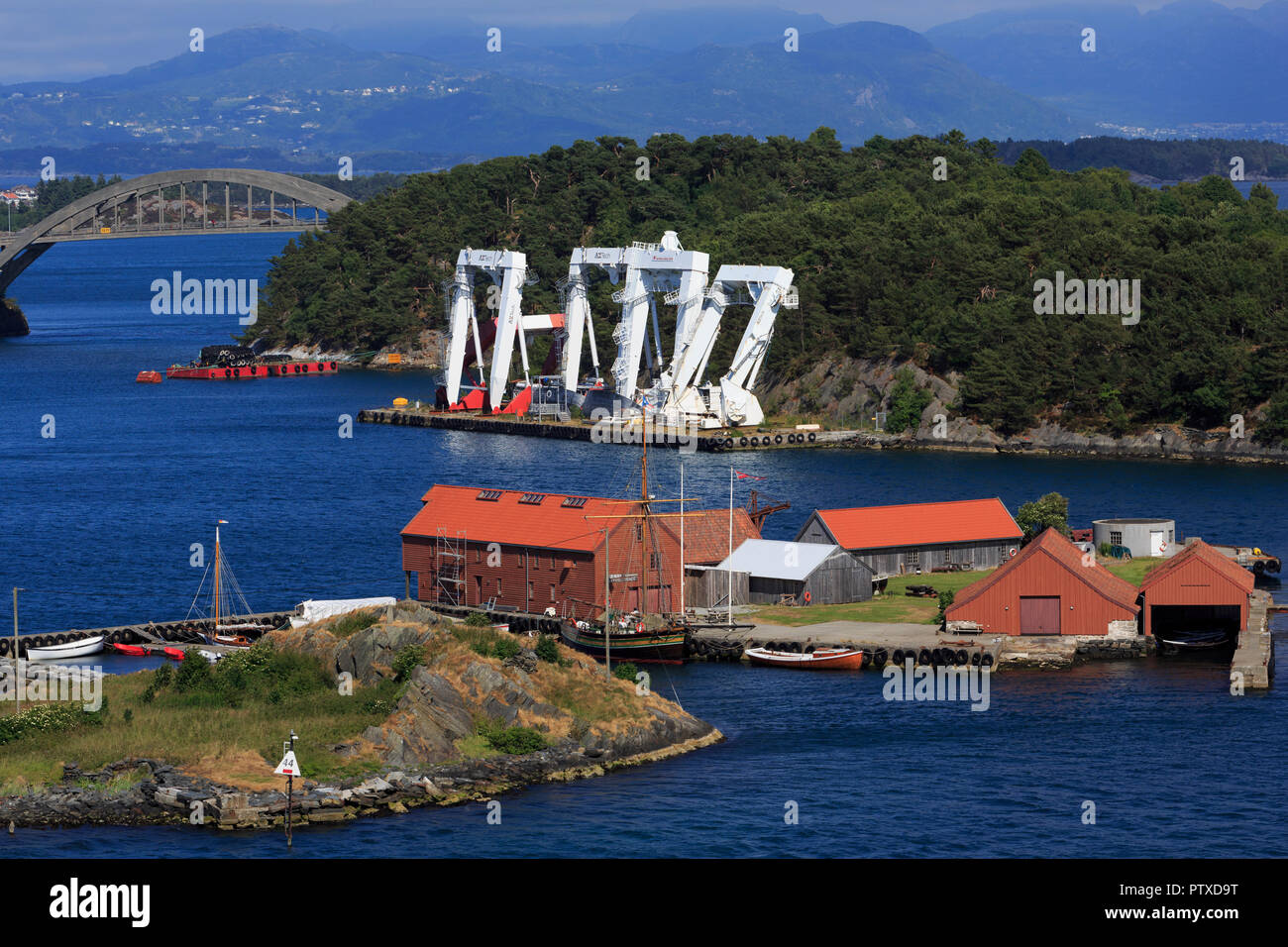 Natvigs Minde Island, Stavanger City, Ragoland County, Norway Stock ...