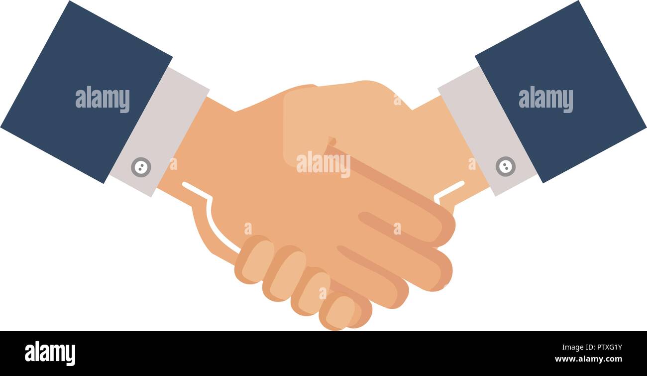 business hands done deal vector illustration design Stock Vector Image ...