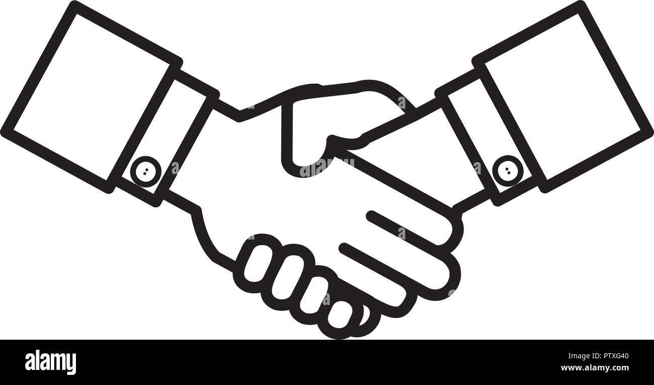 Deal done handshake Stock Vector Images - Alamy