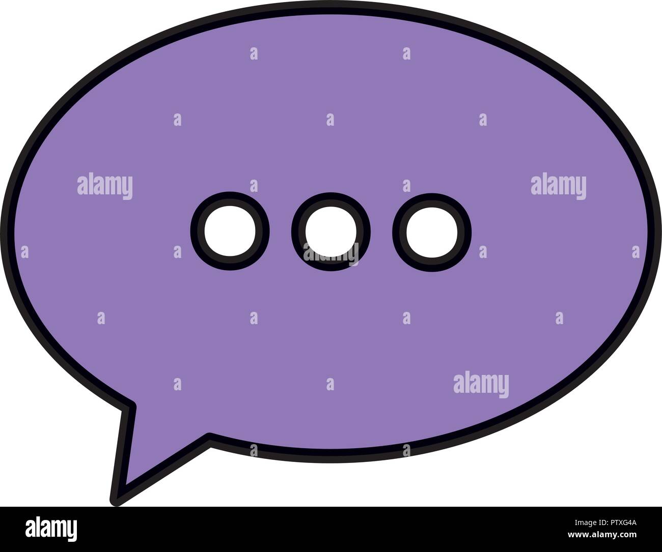 speech bubble message icon Stock Vector Image & Art - Alamy