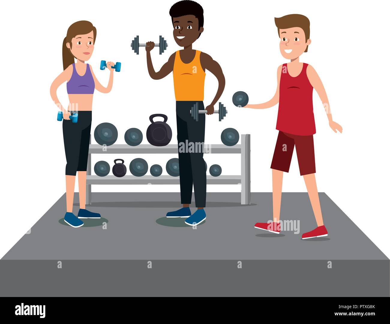 group of athletes practicing sport Stock Vector Image & Art - Alamy