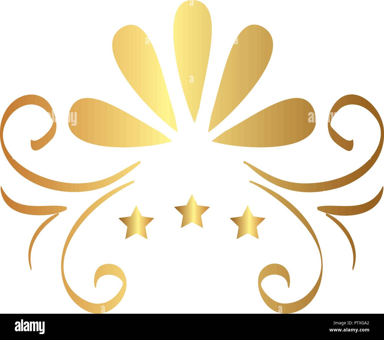 elegant golden frame icon Stock Vector Image & Art - Alamy