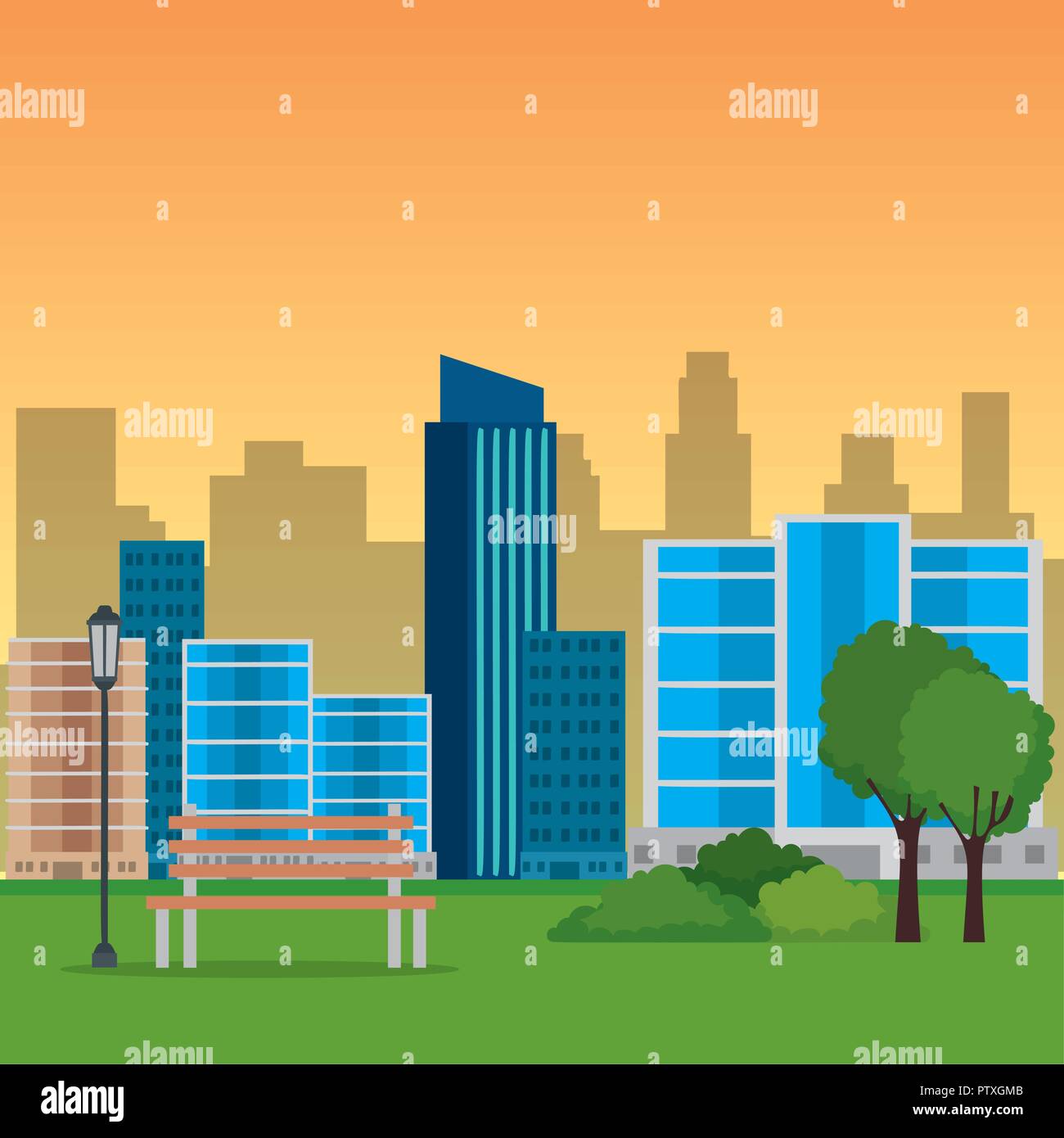 park landscape scene icon Stock Vector Image & Art - Alamy