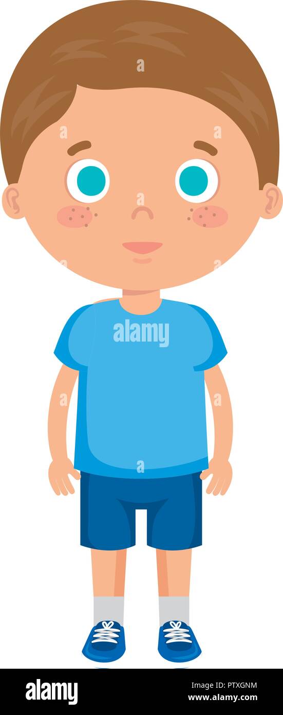 cute little boy character Stock Vector Image & Art - Alamy
