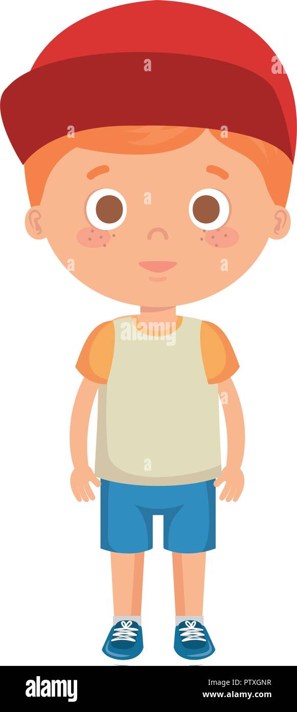 cute little boy character Stock Vector Image & Art - Alamy