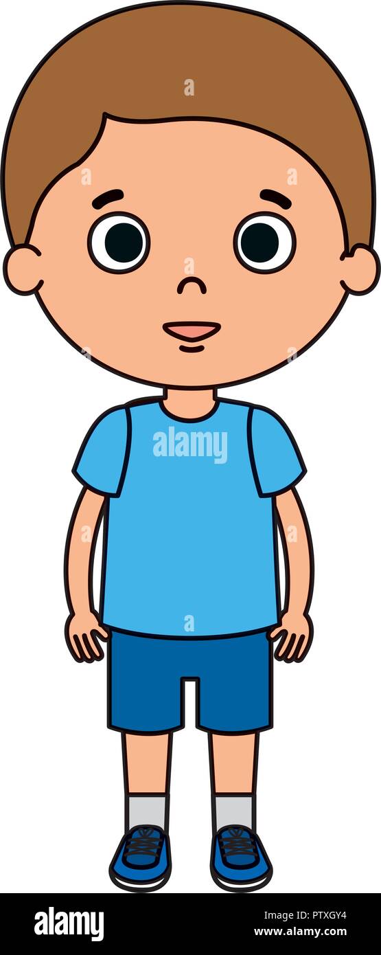 cute little boy character Stock Vector Image & Art - Alamy