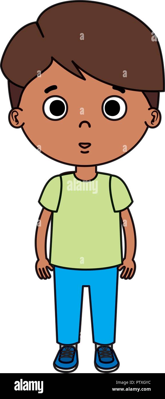 cute little boy character Stock Vector Image & Art - Alamy
