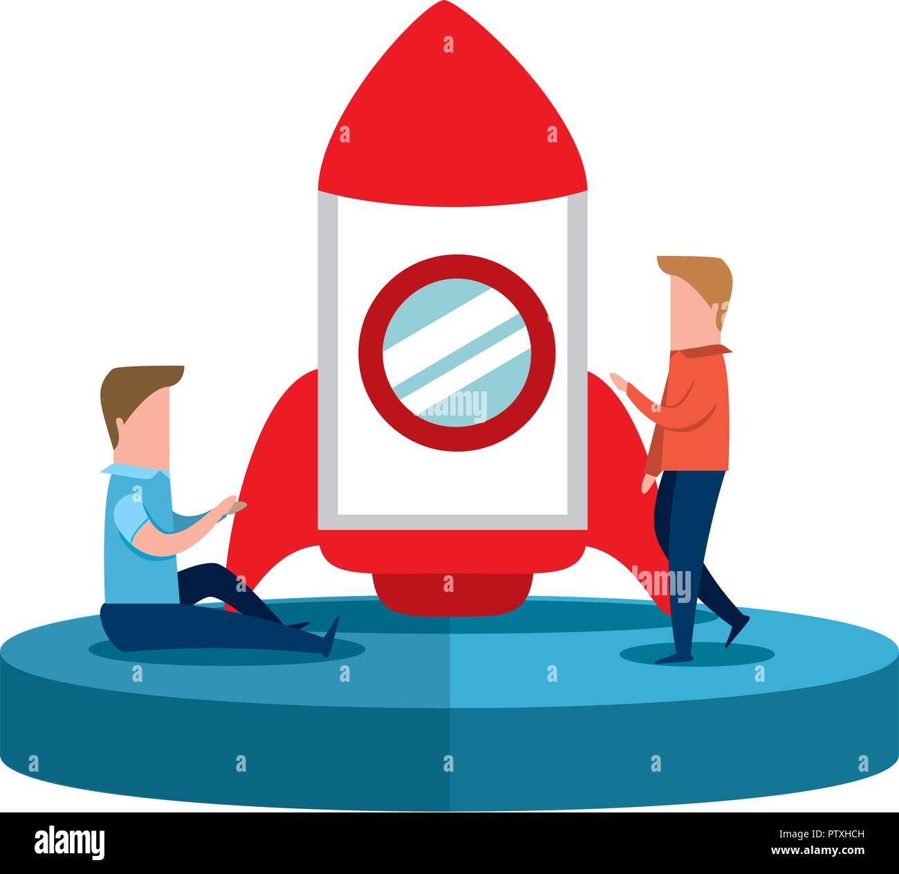 Space shuttle team Stock Vector Images - Alamy