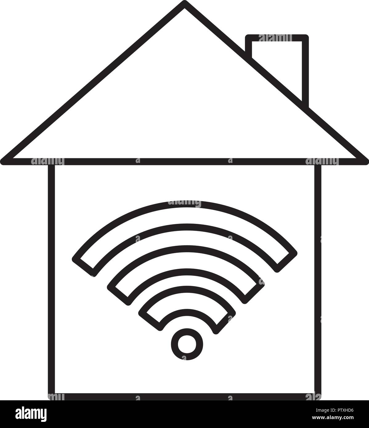 Home area network Stock Vector Images - Alamy
