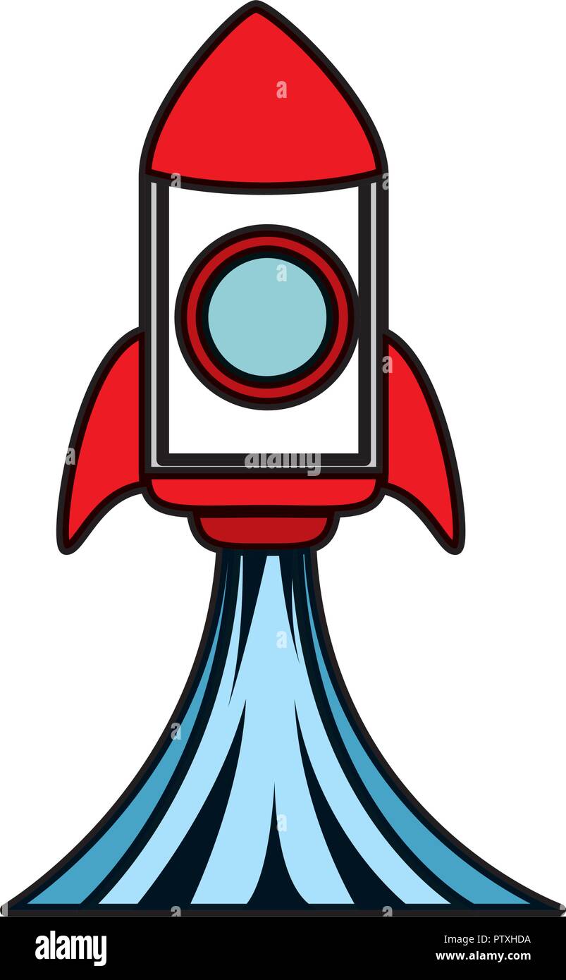 rocket start up icon Stock Vector Image & Art - Alamy
