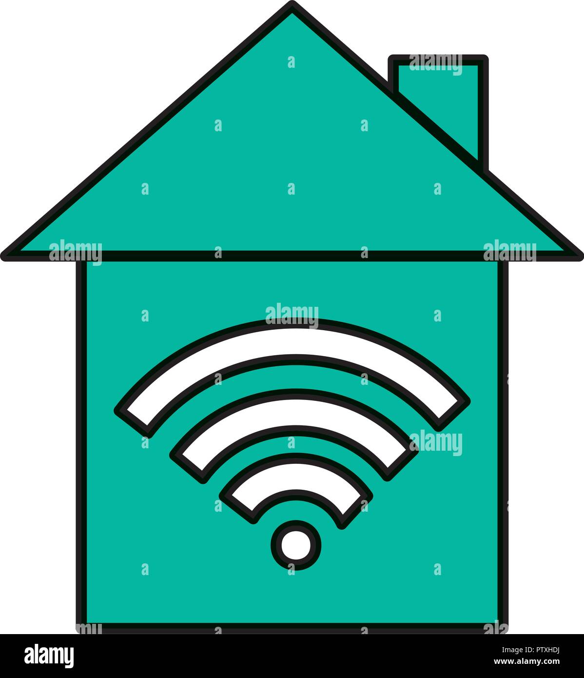 Home area network Stock Vector Images - Alamy