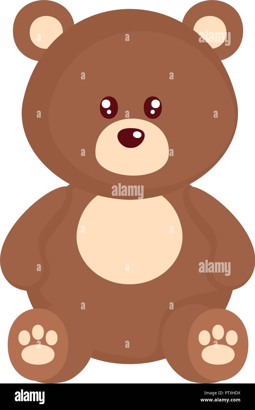 cute bear teddy icon Stock Vector Image & Art - Alamy