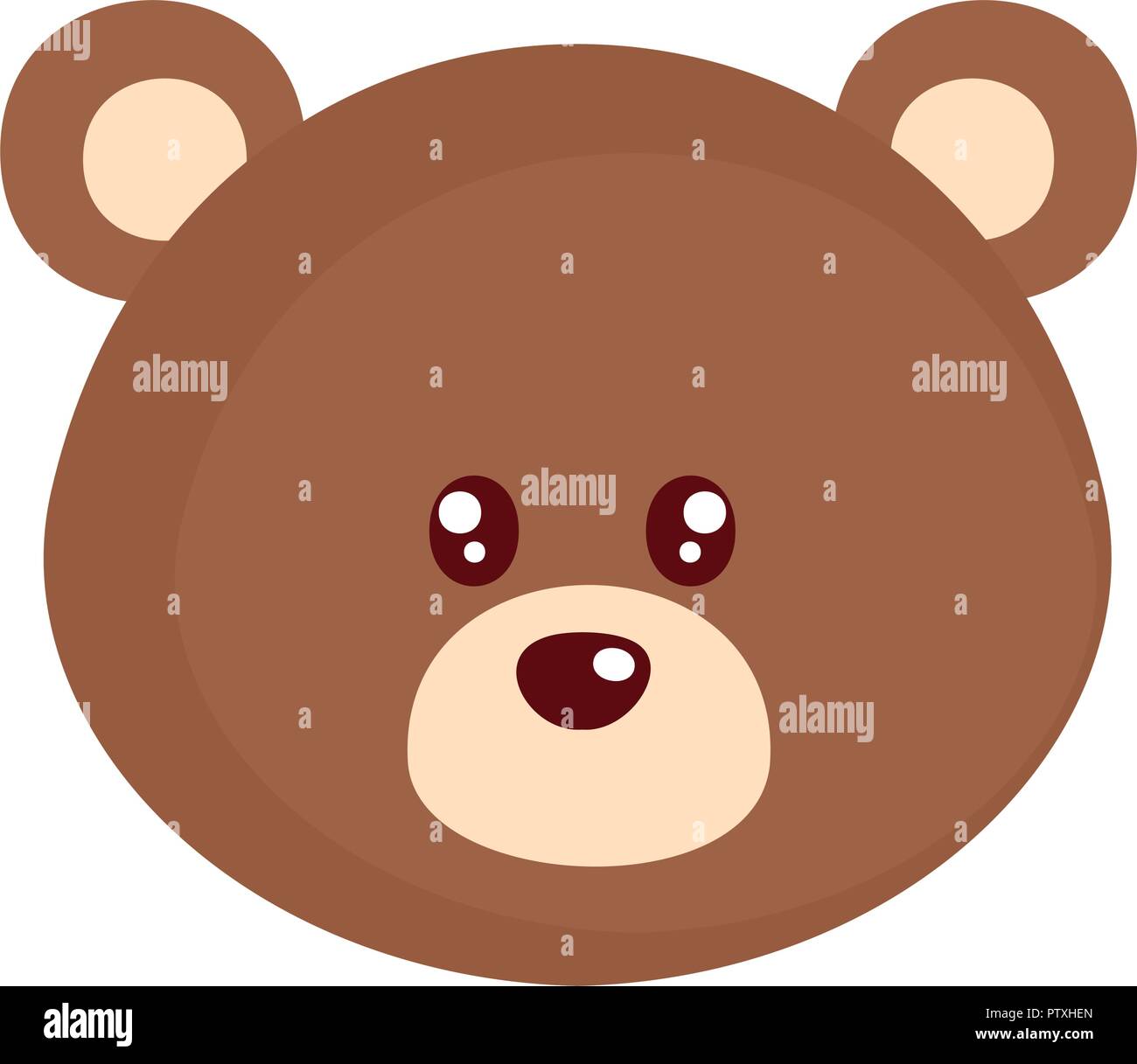 cute bear teddy icon Stock Vector Image & Art - Alamy