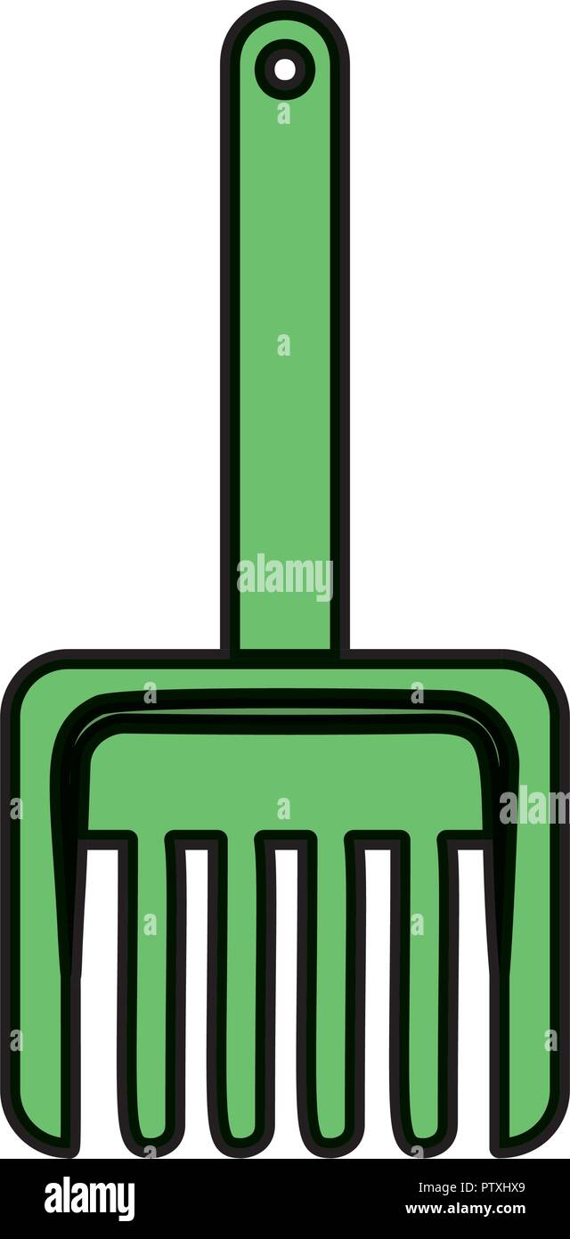 plastic rake toy icon Stock Vector Image & Art - Alamy