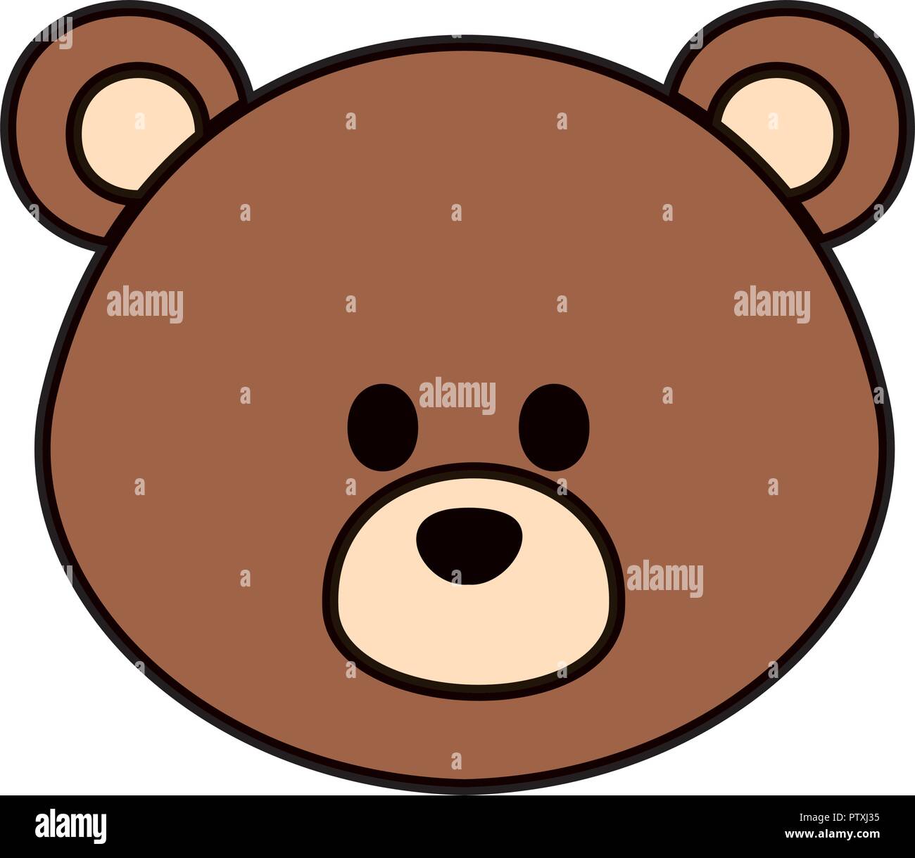 cute bear teddy icon Stock Vector Image & Art - Alamy