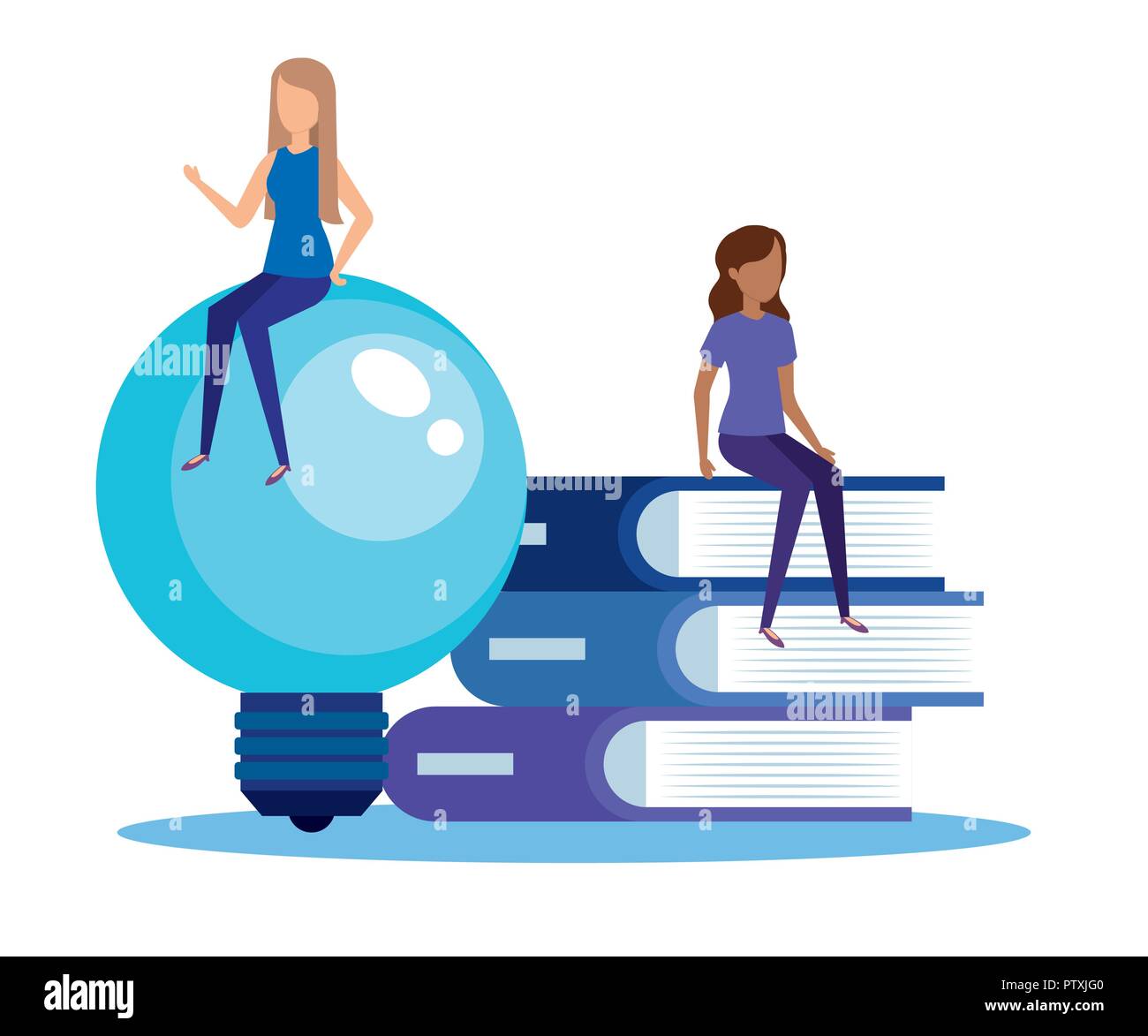 Bulb light books Cut Out Stock Images & Pictures - Alamy