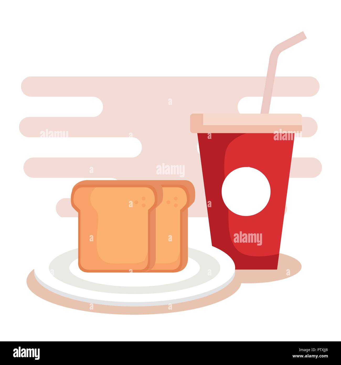 Soda bread sliced Stock Vector Images - Alamy