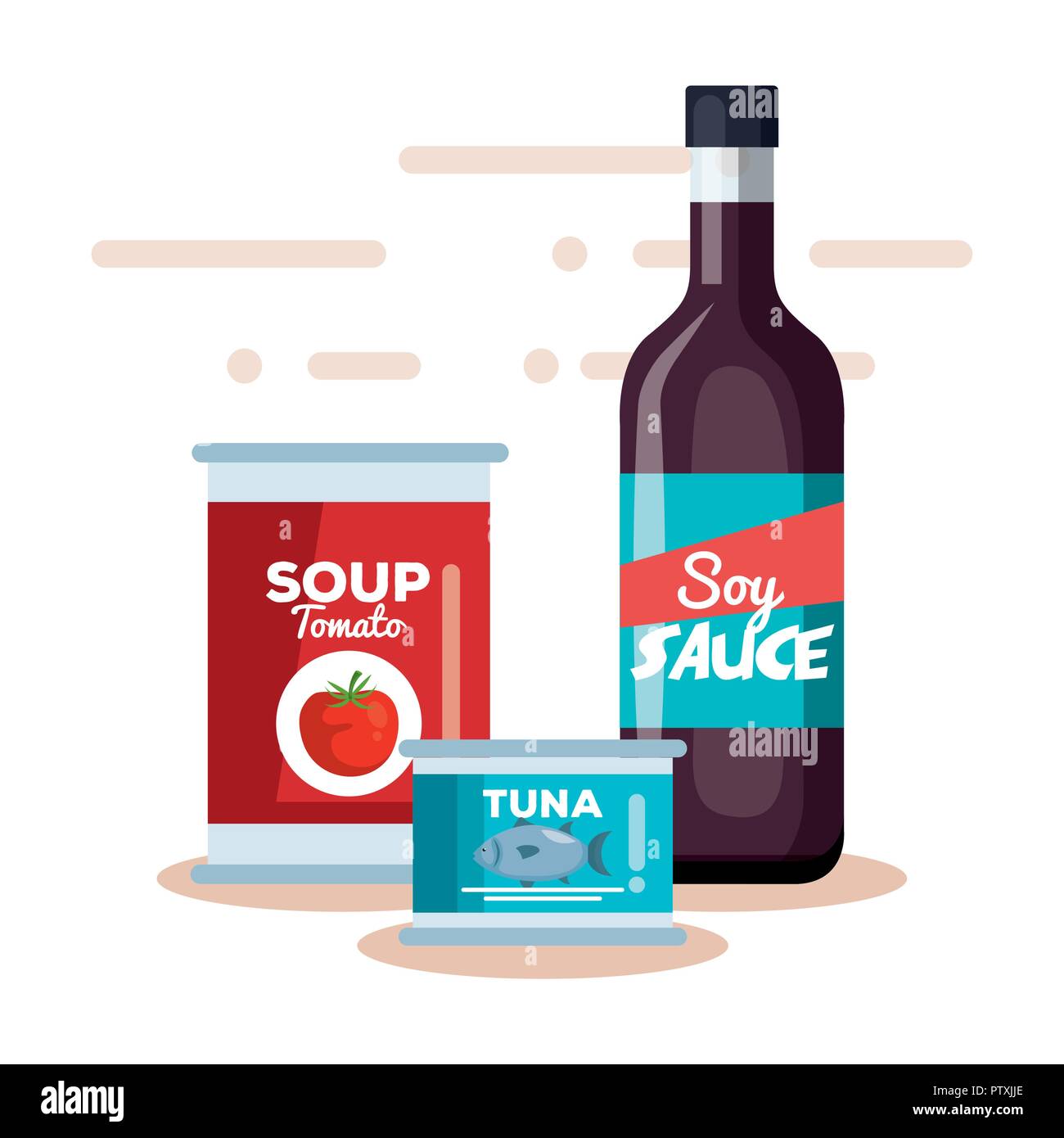Tomato tuna Stock Vector Images - Alamy