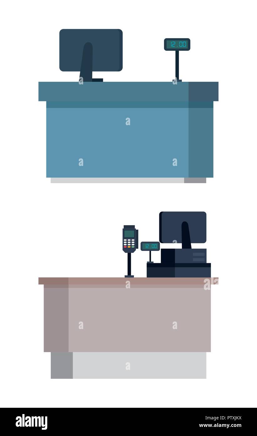 Supermarket area Stock Vector Images - Alamy